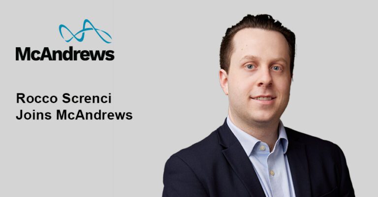 McAndrews is Pleased to Welcome Associate Rocco Screnci to the Firm ...